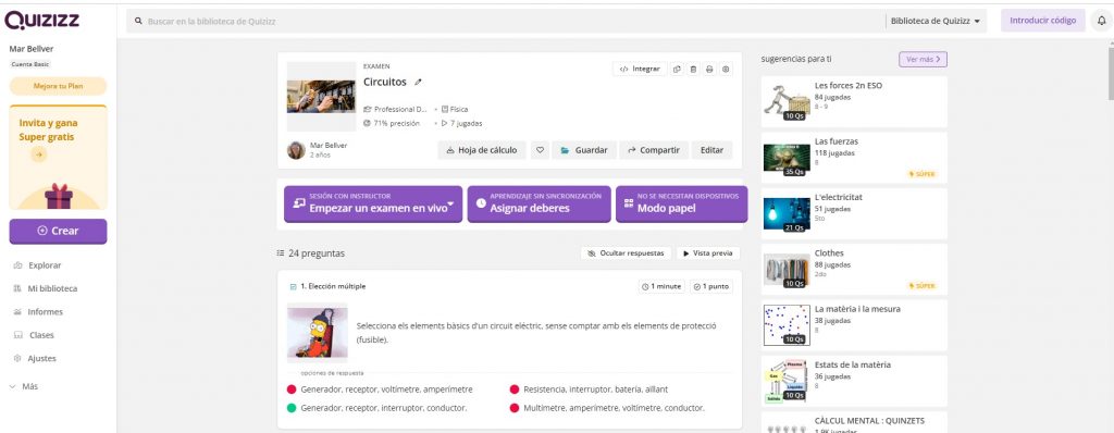 M5_A1_Kahoot vs Quizizz vs Google Form – Mar Bellver – Diari d'Aprenentatge