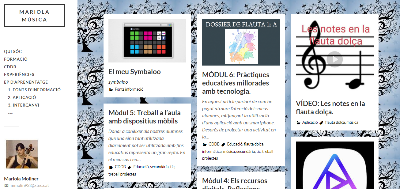 PROJECTE: Reflexió final Curs Competència Digital Docent curs bàsic – MARIOLA MÚSICA