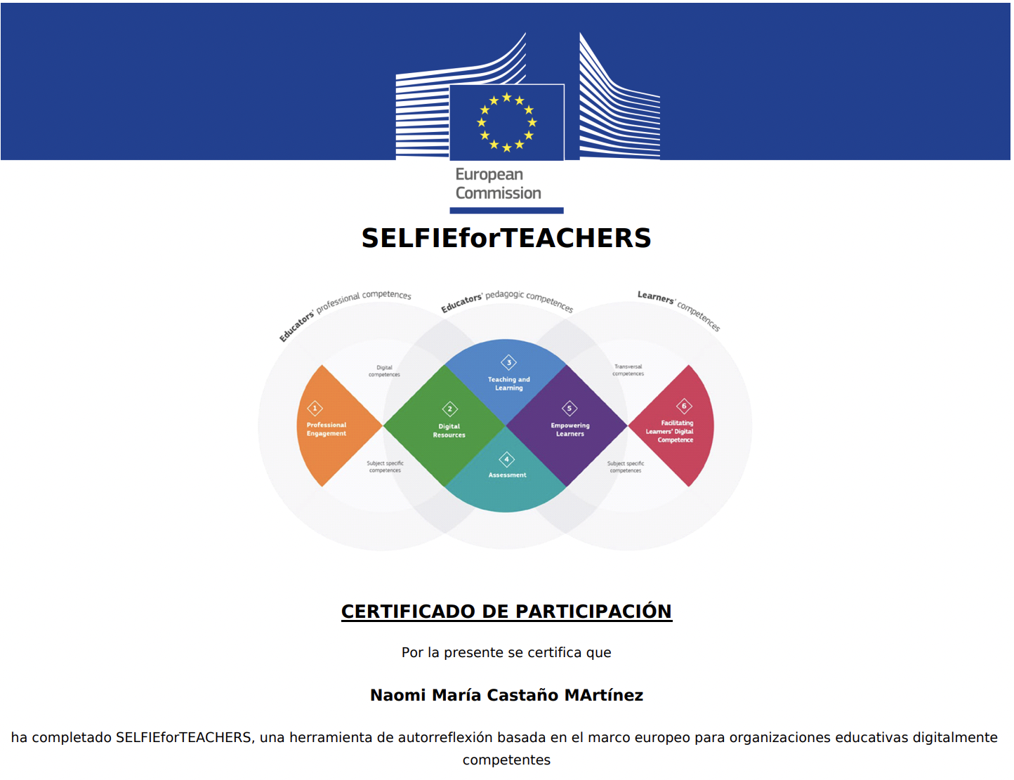 S6_SELFIEFORTEACHERS – NAOMI MARIA CASTAÑO MARTÍNEZ